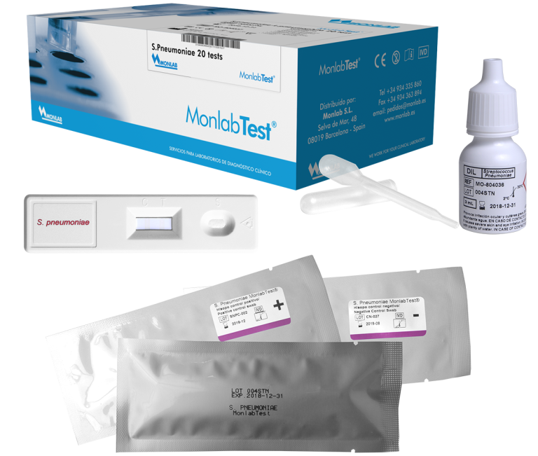 Monlab - Material para laboratorio de diagnóstico clínico - S.pneumoniae
