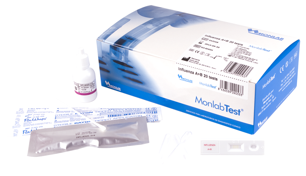 Monlab - Material para laboratorio de diagnóstico clínico - Influenza A+B